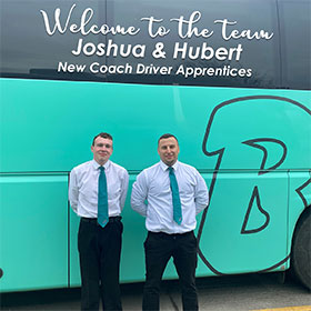 New Apprentices Joshua & Hubert